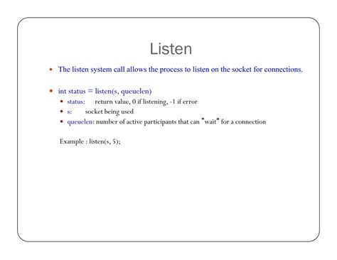 Socketprogramming Tcp And Udp Overviewpdf
