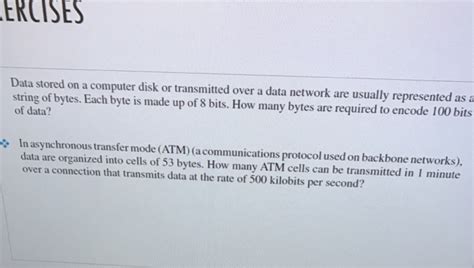 solved data stored on a computer disk or transmitted over a