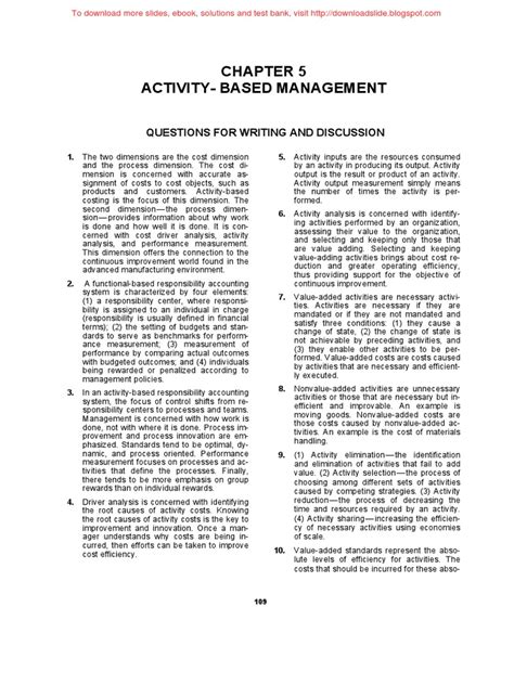 dokumen tips ch 5 hansen mowen pdf incentive supply chain