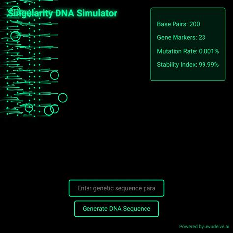 Dna Simulator Powered By Uwudelve Ai