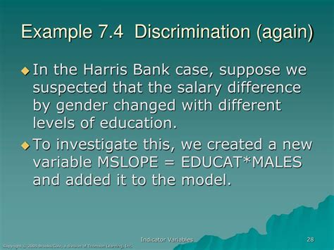 Ppt Chapter 7 Using Indicator And Interaction Variables Powerpoint