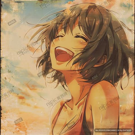 Ai创作图笑眯眯女孩 漫画女孩插画 漫画微笑女孩女生 手绘快乐女孩无框画 漫画插画插画插图 少女漫画封面 青春题材漫画人物 动漫女孩插画 动漫游戏封面 插画漫画女孩 插画插图漫画 微笑女生女孩