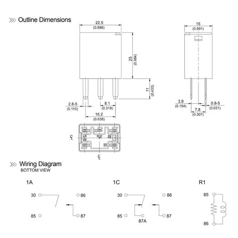 301 Automotive 35a Plug In Iso Micro Relay