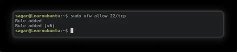 Allow Ports Through Ufw Firewall In Ubuntu