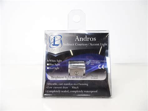 Lumitec Andros 101043 Led Courtesy Accent Light New Old Stock Max