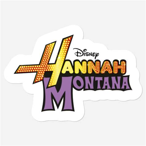 Disney Hannah Montana Logo Stickers Disneyland Stickers Disney
