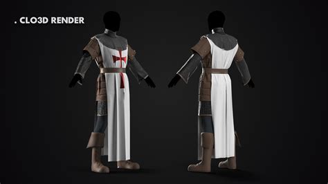 Artstation Medieval Crusader Knight Outfit Marvelous Clo3d Obj Fbx 4k Textures Artstation Medieval Crusader Knight Outfit Marvelous Clo3d Obj Fbx 4k Textures