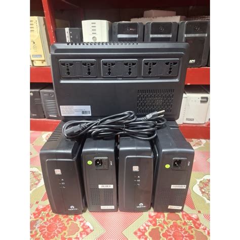 เครื่องสำรองไฟ Ups Vertiv 1000va 600w มือสอง ต้องใส่แบตเตอรี่12v7ah เครื่องเปล่าไม่มีแบต เทสก่อน