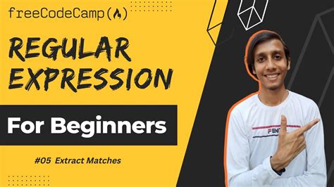 L05 Extract Matches Regular Expression Regex Freecodecamp Youtube