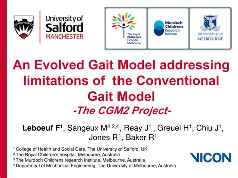 Pdf An Evolved Gait Model Addressing Limitations Of The Conventional Gait Model The Cgm2 Project