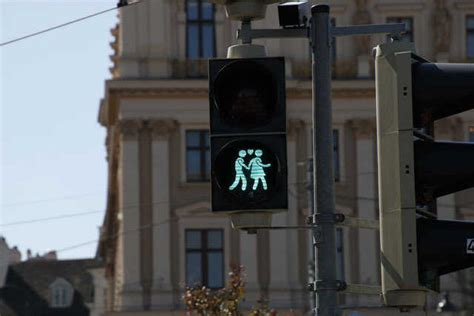 Vienna Introduces New Same Sex Themed Crosswalk Signals The Two Way