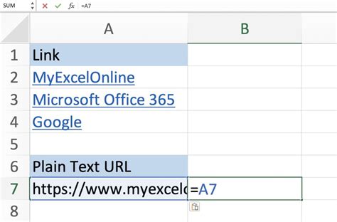 The Easiest Ways To Extract Data From Hyperlinks In Excel Myexcelonline