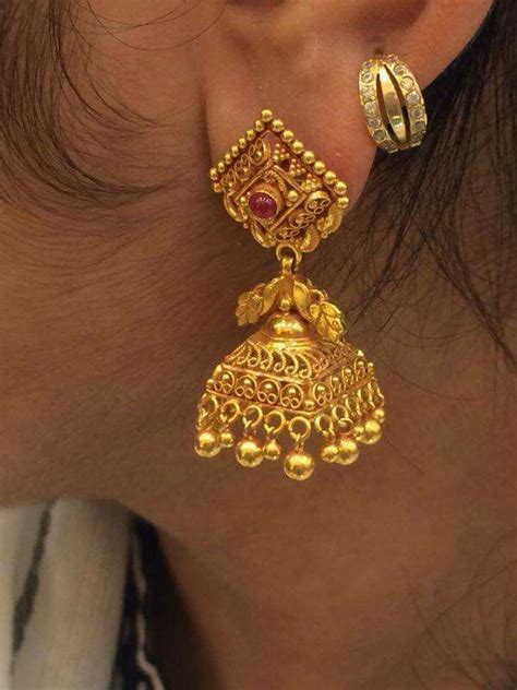Golden Glamour 50 Stunning Womens Gold Earring Styles To Elevate