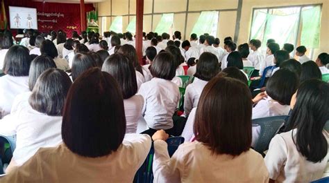 ဆီဆိုင်မြို့နယ် အ ထ က ဆိုက်ခေါင် ၌ ယာဉ်အန္တရာယ်၊ လမ်းအန္တရာယ်ကင်းရှင်းရေး အသိပညာပေးဟောပြောပွဲ ပ