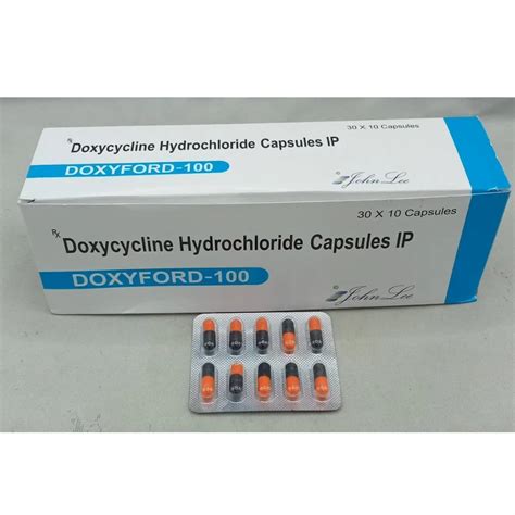100mg Doxyford Doxycycline Hydrochloride Capsules Ip At ₹ 42 Box Wadi Nagpur Id 2855398384162
