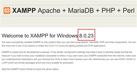 Xamppの各種バージョンを調べるphpapachemariadb Rishuntrading