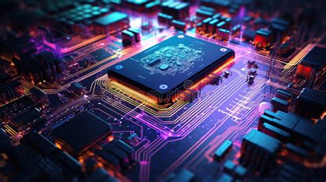 Central Computer Processors Cpu Concept Motherboard Digital Chip