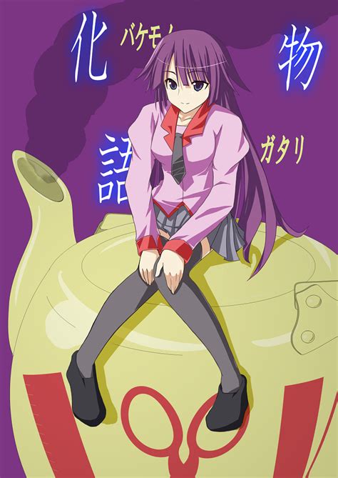 Senjougahara Hitagi Monogatari And 1 More Danbooru