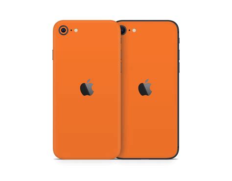 Orange Skin For The Iphone 8 X Xs Xr 11 Se Pro Max Etsy