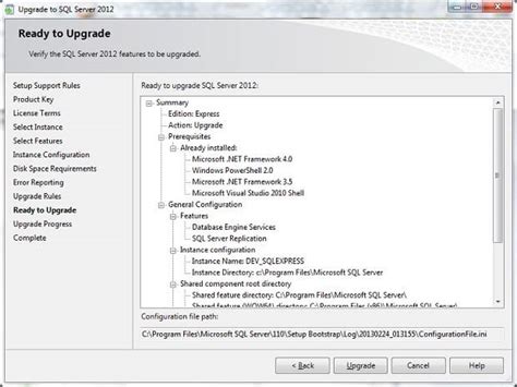 Upgrading To SQL Server 2012 Express