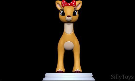3d File Clarice Rudolph The Red Nosed Reindeer ♀️・3d Printing Model To Download・cults