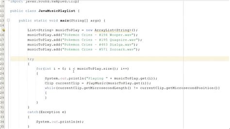 How To Play A Playlist Of Music Using Java Simple Youtube