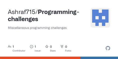 Github Ashraf715programming Challenges Miscellaneous Programming Challenges