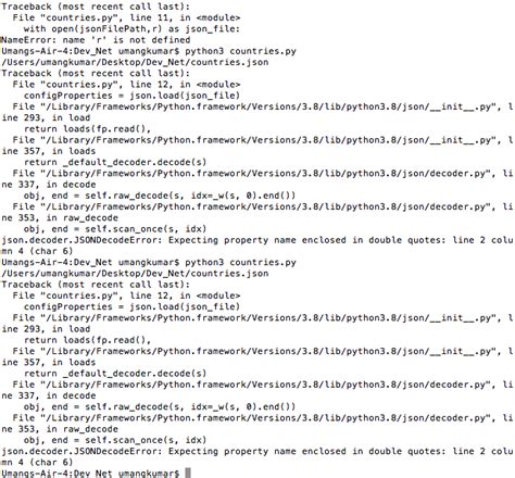 Cant Save My Json Into A Python Dictionary Have The Errors As A