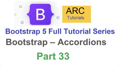 Bootstrap 5 Tutorial For Beginners 33 Bootstrap Accordion Tutorial Bootstrap 5 Full Course