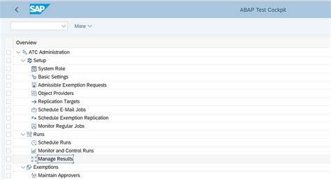 Atc Abap Test Cockpit Results
