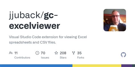 GitHub Jjuback Gc Excelviewer Visual Studio Code Extension For Viewing Excel Spreadsheets And