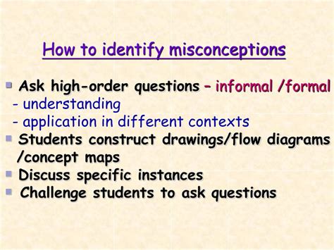 PPT Misconceptions In Scientific Inquiry PowerPoint Presentation Free Download ID