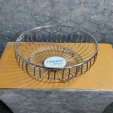 Material Stainless Steel Single Fruit Basket 5 Inch Manufacturer