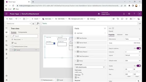 How To Add Attachment Control In Canvas App Power Apps Youtube