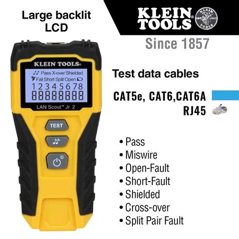 Klein Tools 80072 Rj45 Cable Tester Kit