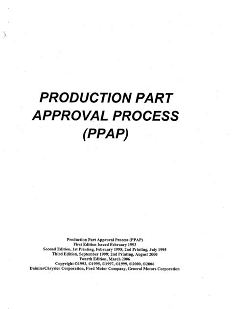 Ppap Edition Manual Pdf