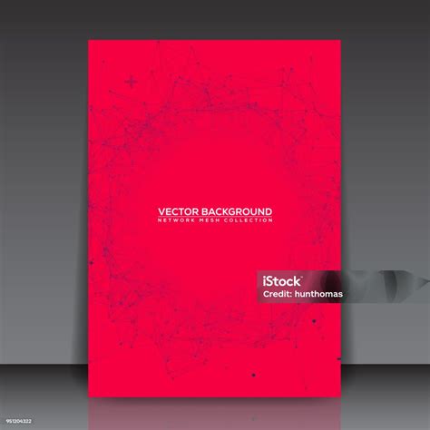 빨간색 배경에 흰색 텍스트전단지 서식 파일 벡터 일러스트 레이 션에 보라색 추상 네트워크 망 0명에 대한 스톡 벡터 아트 및 기타 이미지 Istock