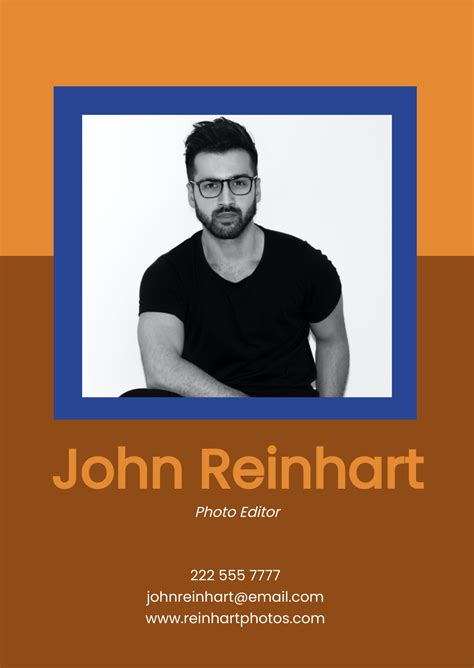 Sample Photography Portfolio Template Edit Online And Download Example