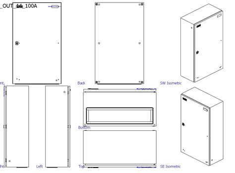 Typical ABB SMDB Panel Incomer Up To 160A 25KA Adjustable Outgoing 14x Up To 100A 18KA Panels