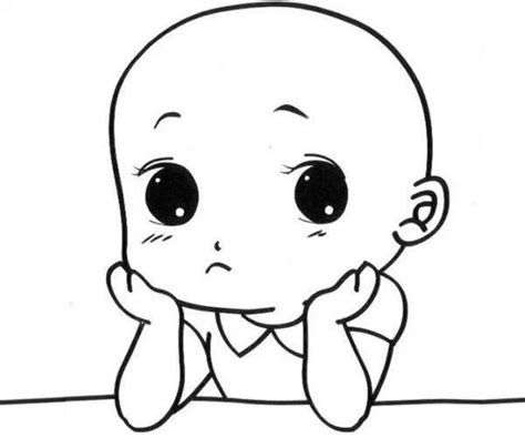 婴儿宝宝简笔画 襁褓小婴儿简笔画 小婴儿简笔画图片 大山谷图库