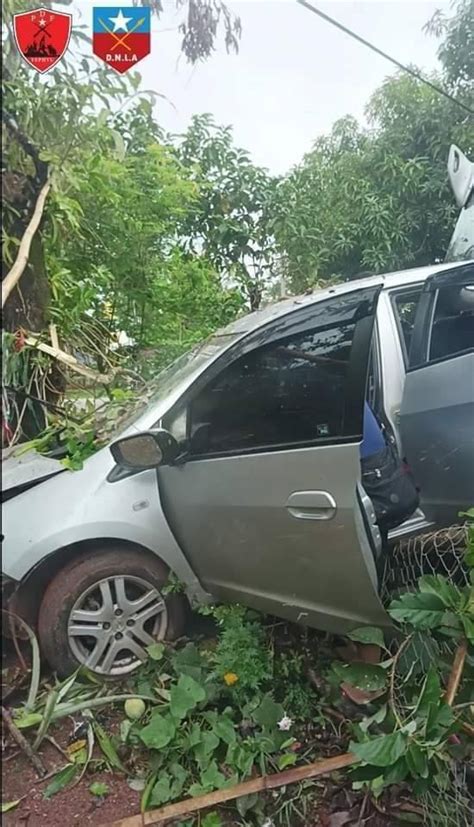 ရေဖြူမြိုနယ်မှာ ခမရ ၄၀၇ တပ်ရင်းမှ ဗိုလ်ကြီး ဇင်ဝင့်အောင်နှင့် ၎င်း၏ မိသားစု ကြားဖြတ်တိုက်ခိုက