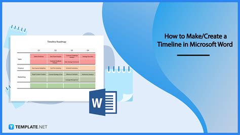 How To Make Timeline In Ms Word