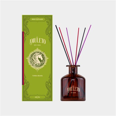 Ароматический диффузор Бобы Тонка "Исполнение Желаний" от Amuleto Di Casa