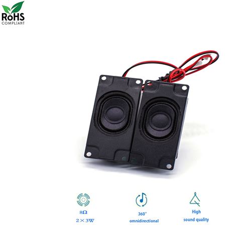Buy Mini Audio Magnet Raspberry Pi And Arduino Speaker 3 Watt 8 Ohm Jst Ph20 Interface