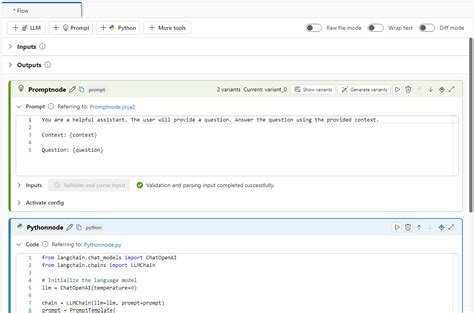 Integrate Langchain In Prompt Flows Azure Machine Learning
