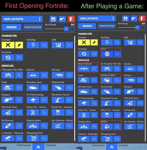 Certain Hud Modes Do Not Show Until You Go Into Creative Br Or