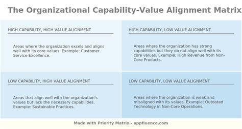 Organizational Capability Value Alignment Matrix [free Download]