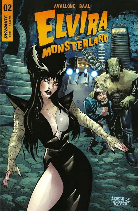 Frankenstein Elvira In Monsterland Issue 2 From Dynamites 2023