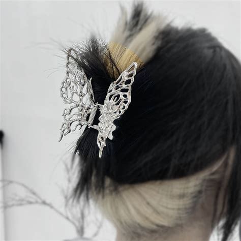 문의폭주고퀄리티 메탈 나비집게 모음 대왕 키치 하이틴 머리집게 머리핀 반묶음 화려한 긴머리 단발 미니 나비머리집게 당일출고 유니크 생일선물