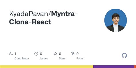 Github Kyadapavanmyntra Clone React